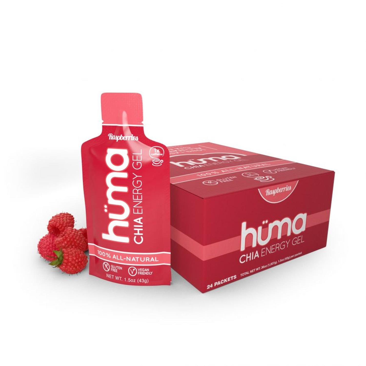 Huma Chia Energy Gel - Raspberries (Caja de 24 pz) – Velo Store Mx